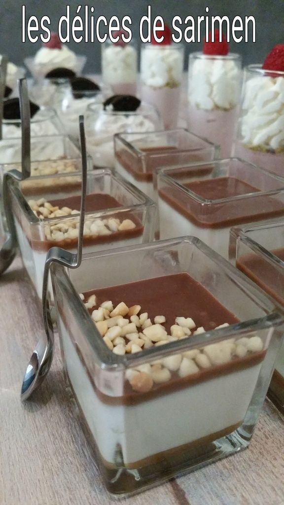 verrines sucrées - les delices de sarimen