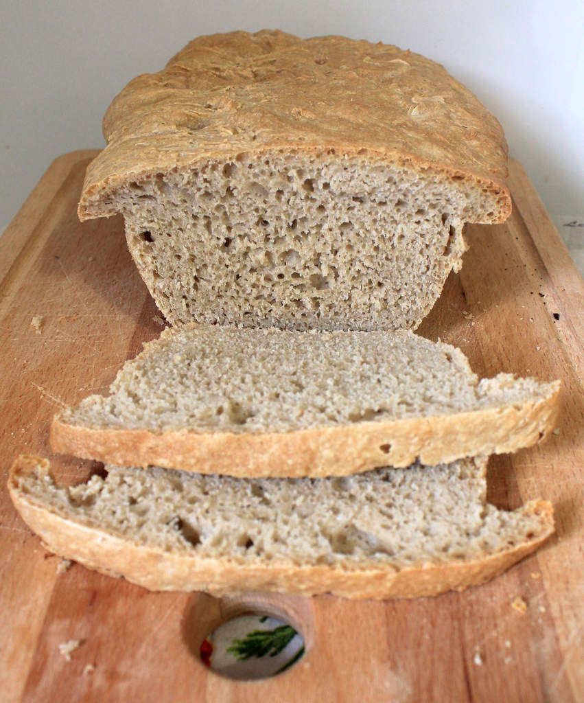 Pain de mie complet (sans pétrissage) - La cuisine végétar-l-ienne de ...