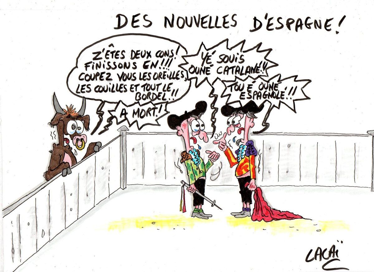 des nouvelles d’Espagne... - Dessin de presse un dessin par jour, c'est ...