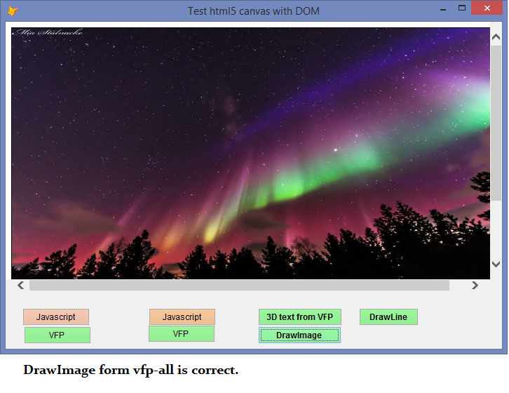 Some VFP DOM tests into HTML5 canvas class Part1 - Visual Foxpro codes