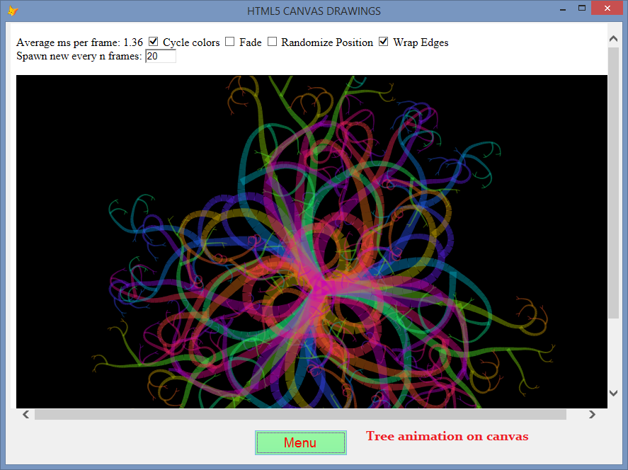 Html5 Canvas samples Part3 - Visual Foxpro codes