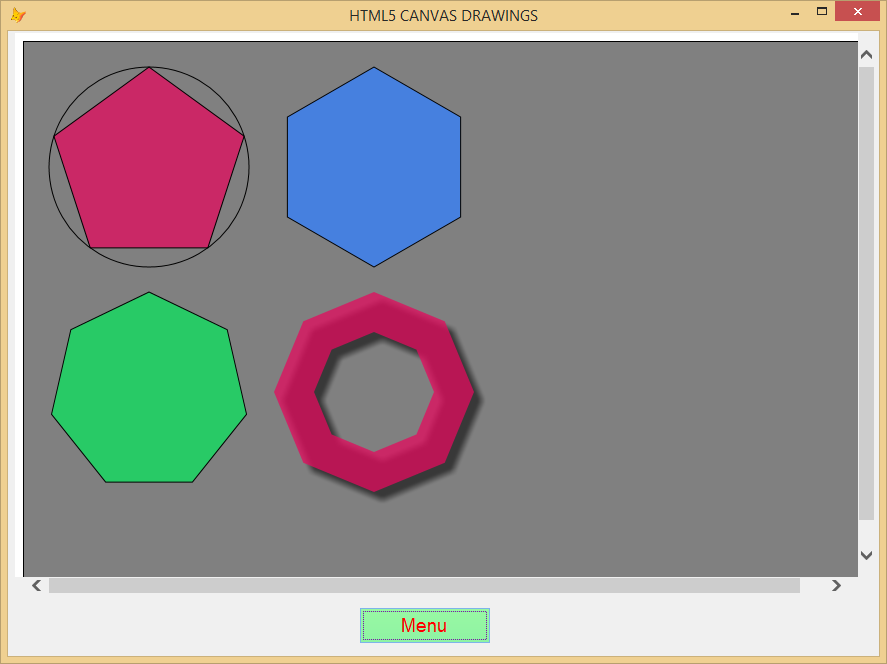Html5 Canvas samples Part3 - Visual Foxpro codes