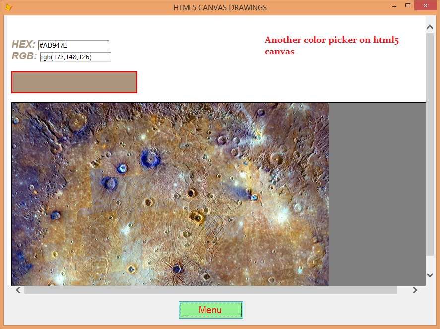 Html5 Canvas samples Part3 - Visual Foxpro codes