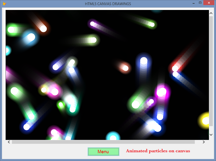 Html5 Canvas samples Part3 - Visual Foxpro codes