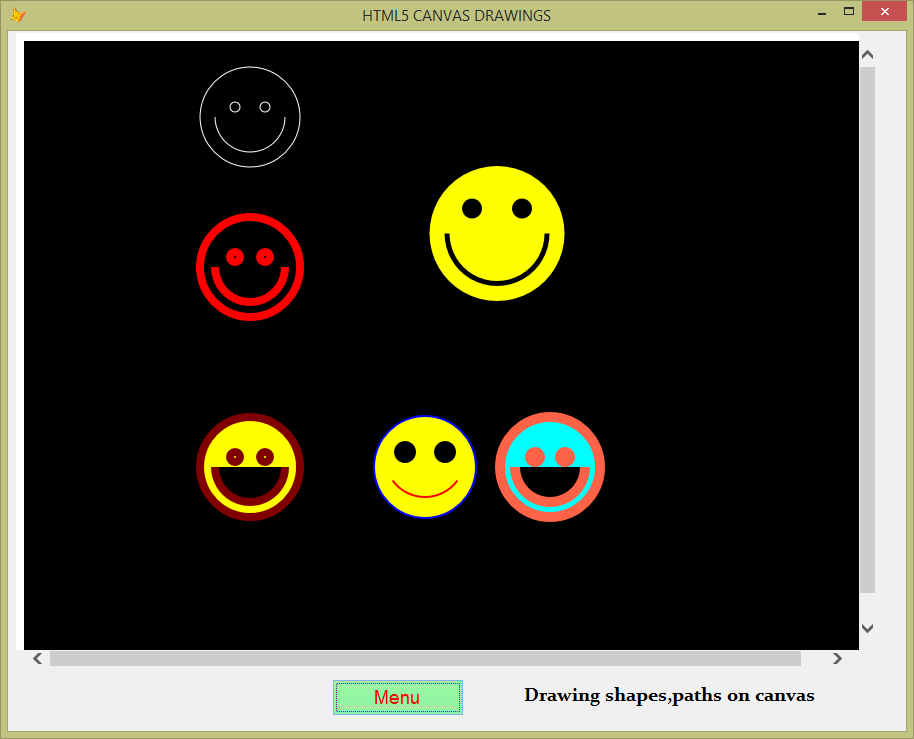 Html5 canvas samples Part4 - Visual Foxpro codes