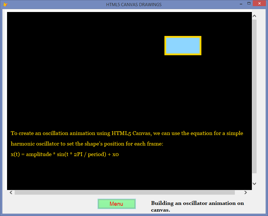 Html5 canvas samples Part4 - Visual Foxpro codes