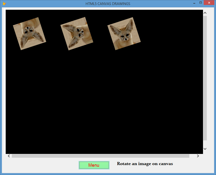 Html5 canvas samples Part4 - Visual Foxpro codes