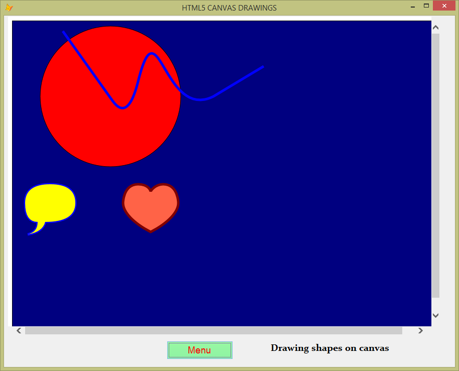 Html5 canvas samples Part4 - Visual Foxpro codes