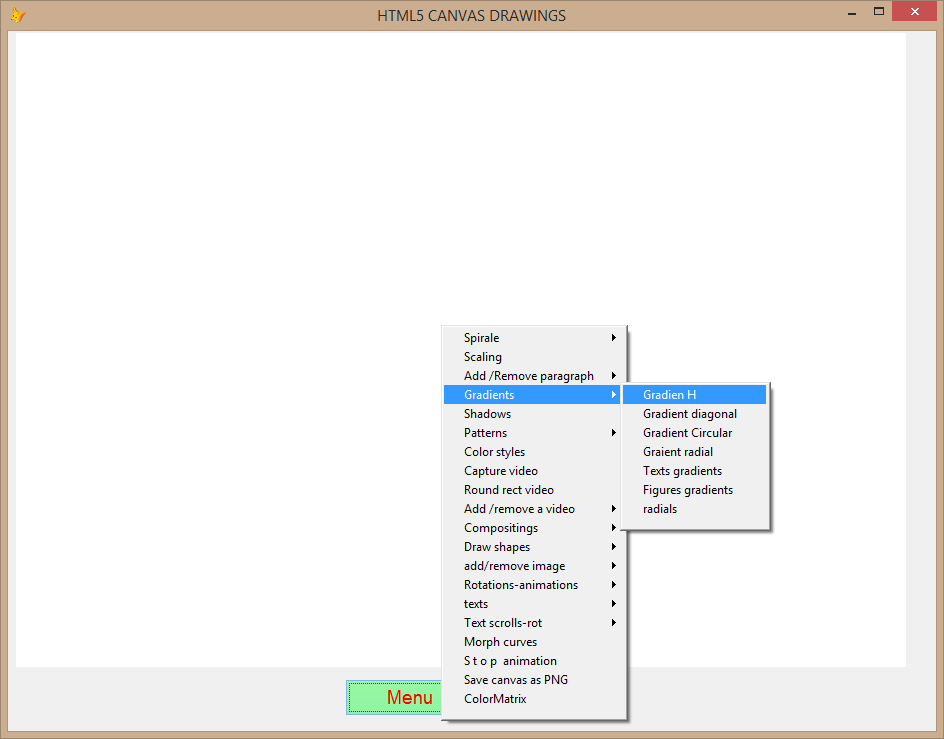 Html5 canvas samples Part4 - Visual Foxpro codes