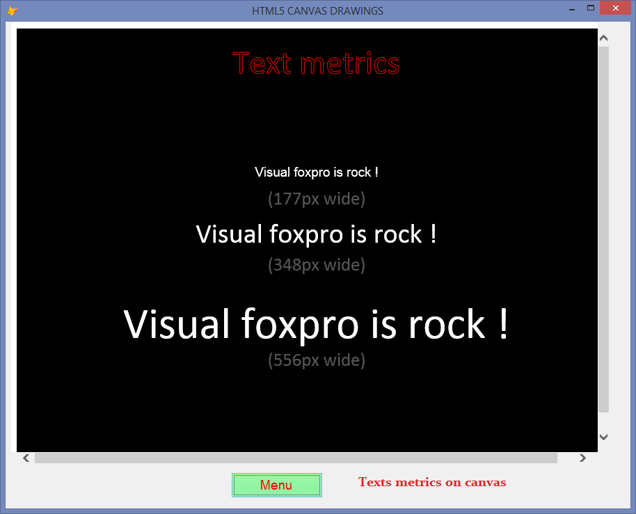 Html5 canvas samples Part4 - Visual Foxpro codes