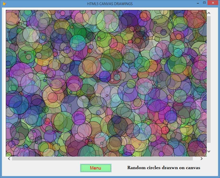 Html5 canvas samples Part4 - Visual Foxpro codes