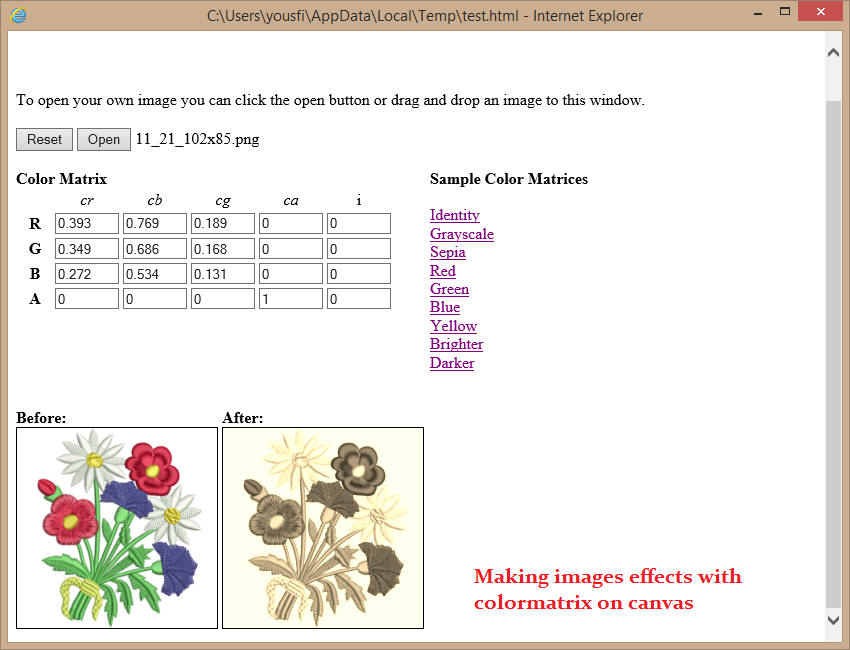 Html5 canvas samples Part4 - Visual Foxpro codes