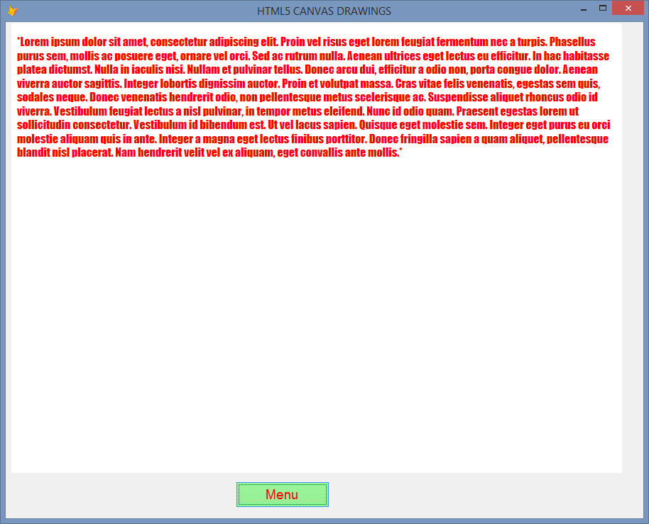 Html5 canvas samples Part4 - Visual Foxpro codes