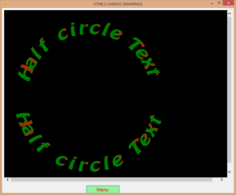 Html5 canvas samples part 5 - Visual Foxpro codes