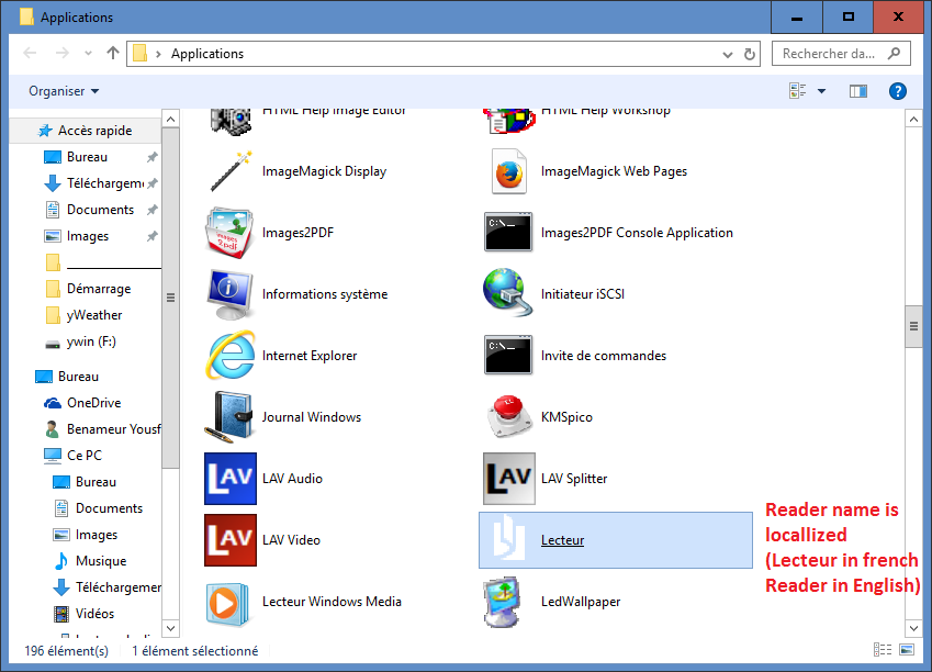 The modern UI app windows Reader (win8.1 & win10) - Visual Foxpro codes