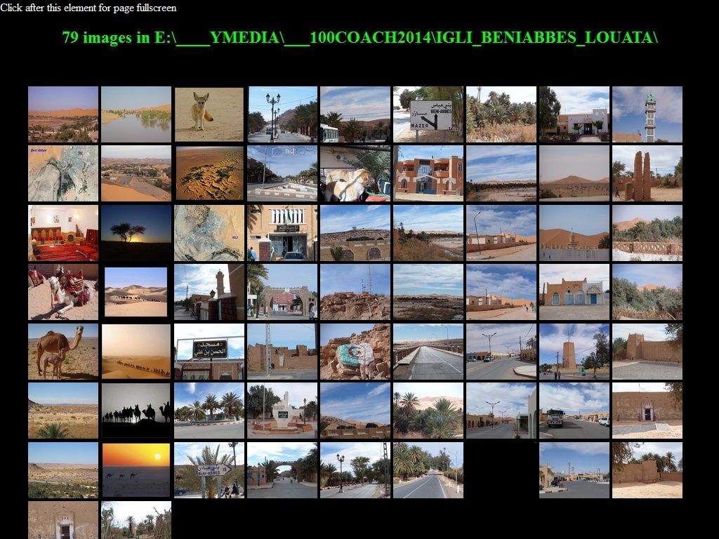 The Web Fullscreen API throw an images viewer sample - Visual Foxpro codes