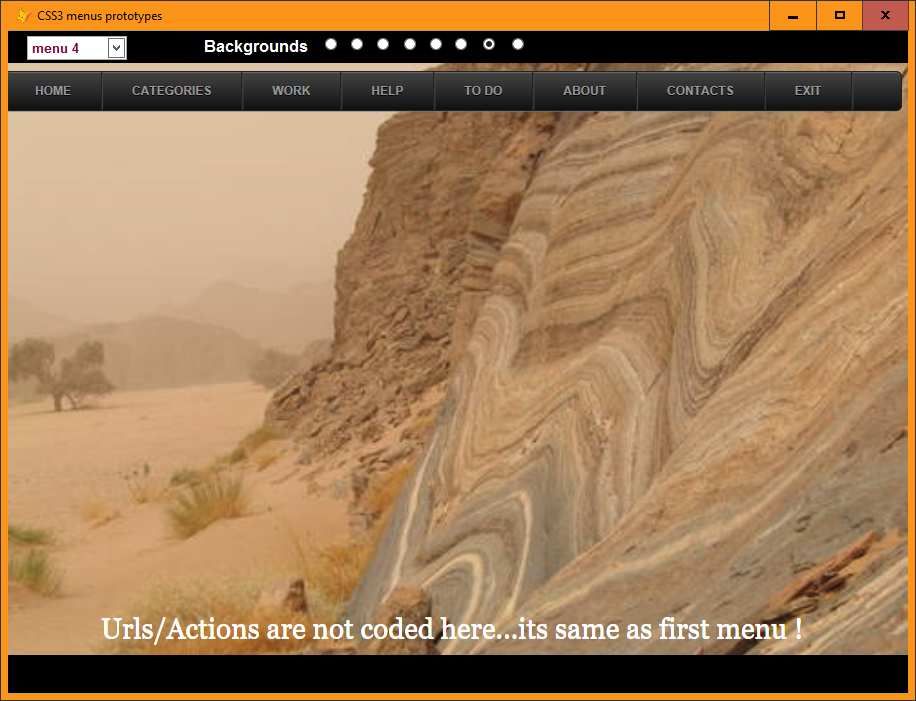 CSS3 menus working from vfp - Visual Foxpro codes