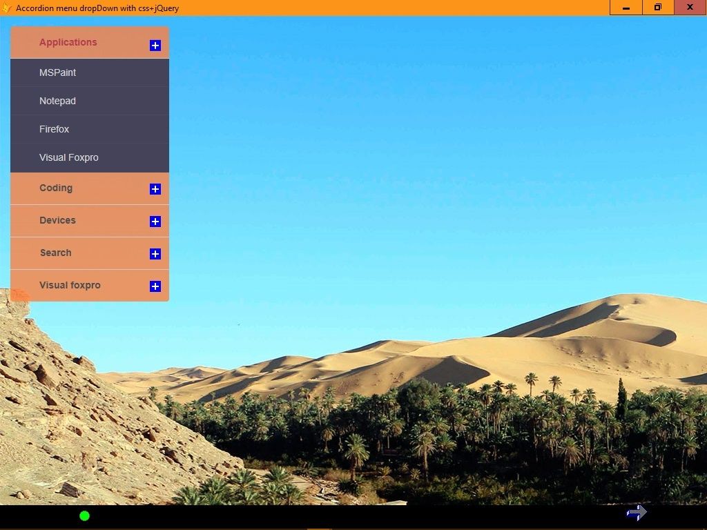 CSS3 menus working from vfp - Visual Foxpro codes