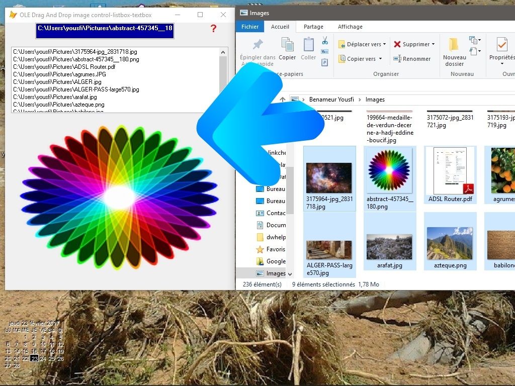 VFP OLEDRAGDROP with treeview,textbox,listbox ,editbox,grid,image from windows explorer ...