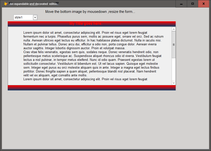 Embedding images in code - Visual Foxpro codes