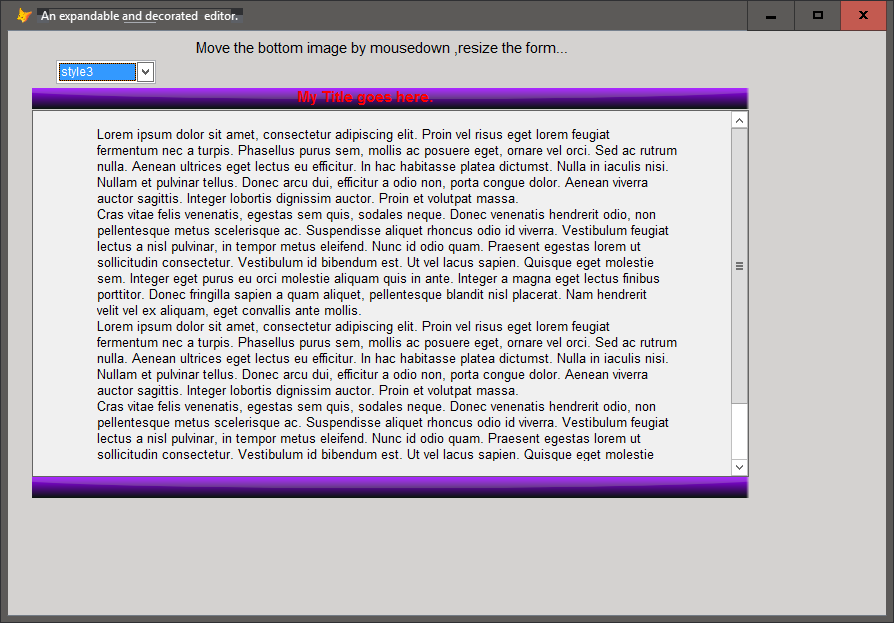Embedding images in code - Visual Foxpro codes