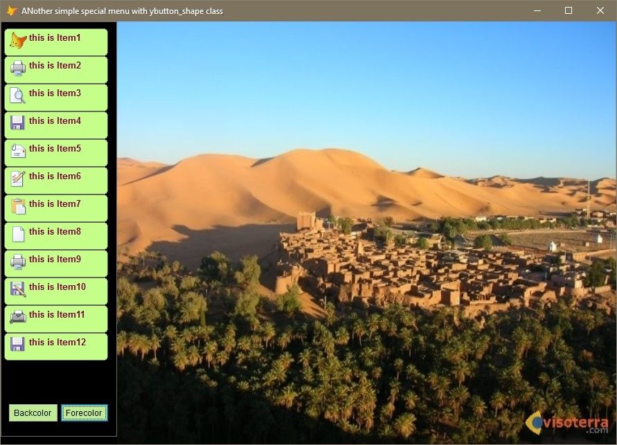 Easy custom ribbons - Visual Foxpro codes