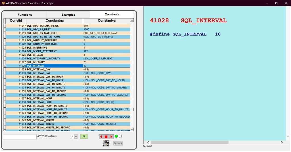 WIN32API and custom APIViewer. - Visual Foxpro codes