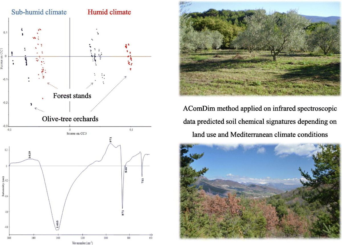 Infrared spectroscopy as a useful tool to predict land use depending on ...