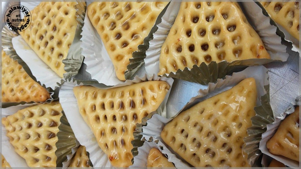 chahda aux amandes et noix (nids d'abeilles) - Halawiyat Maghribiya