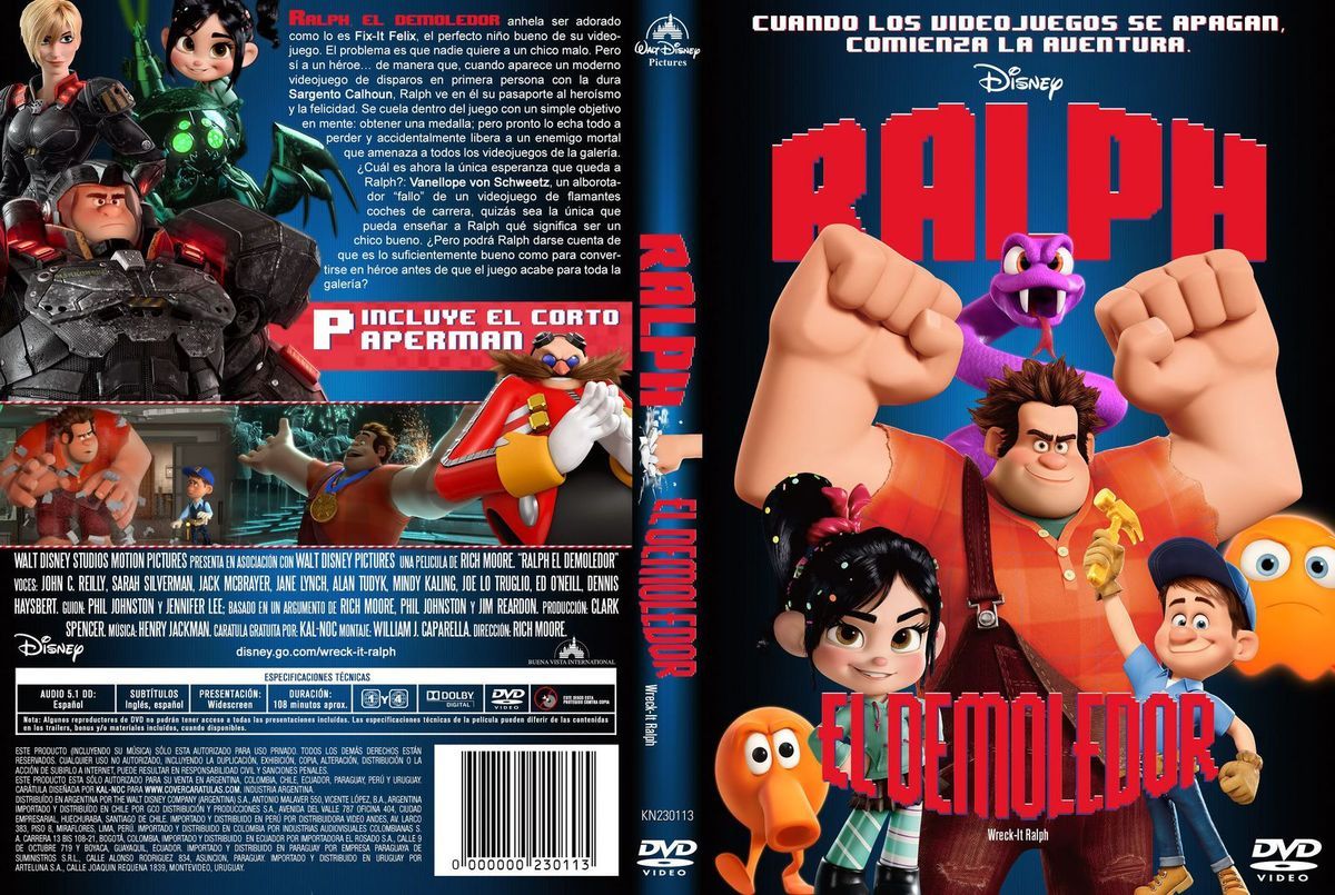 Portada Del Dvd De Ralph El Demoledor