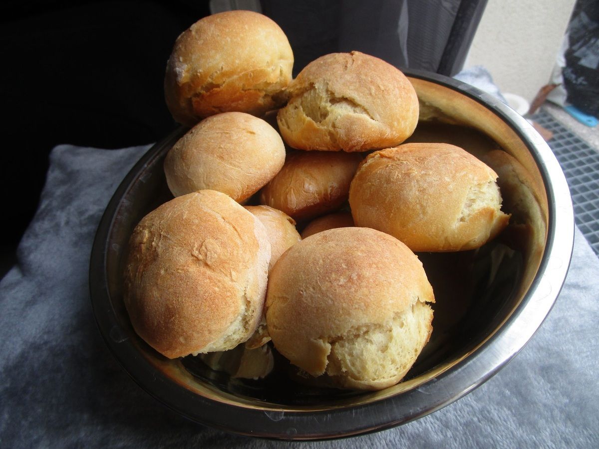 Petits pains fait maison sans machine à pain - Cooking&Chemistry