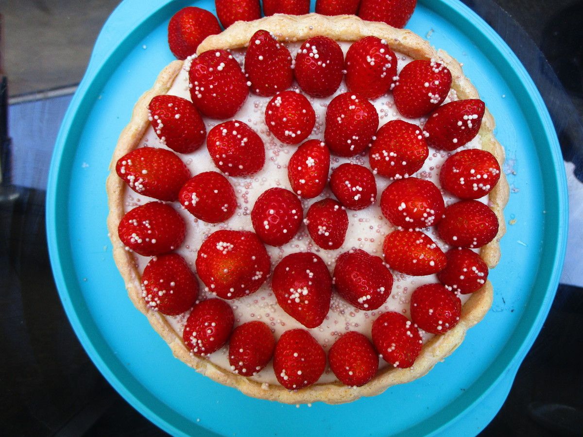 Charlotte fruits rouges pistache - Cooking&Chemistry