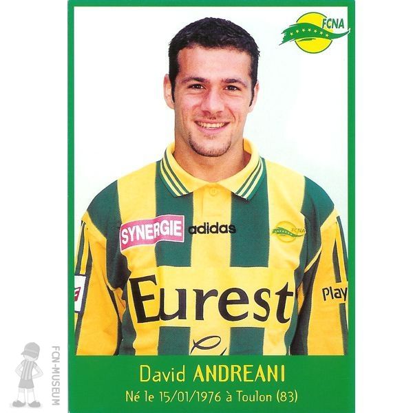 ANDREANI David - Les legendes du FC Nantes