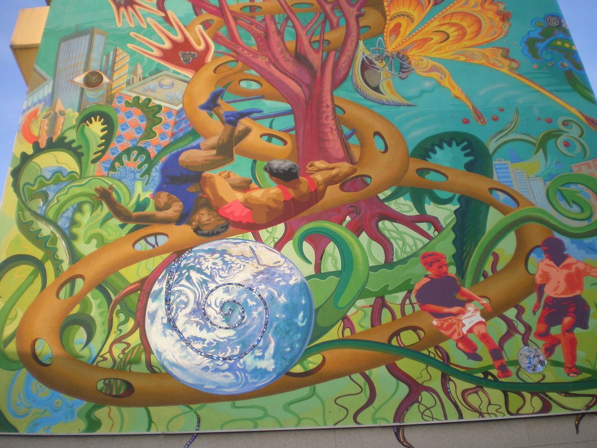 La fresque de la rue Fernand Léger dans les Malassis - Bagnolet en Vert ...