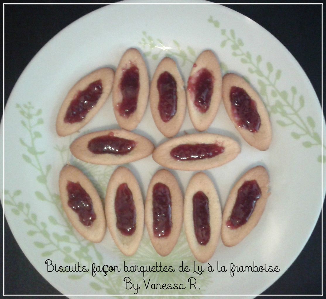 Biscuits framboise façon Barquettes de Lu® - LES RECETTES DE VANESSA
