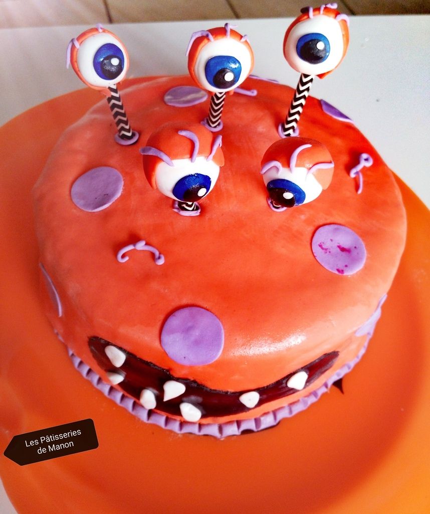 Damier Cake Monstre Rigolo!!! - Les Pâtisseries de Manon