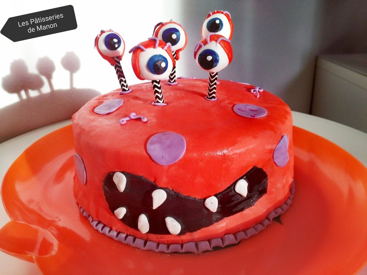 Damier Cake Monstre Rigolo!!! - Les Pâtisseries de Manon