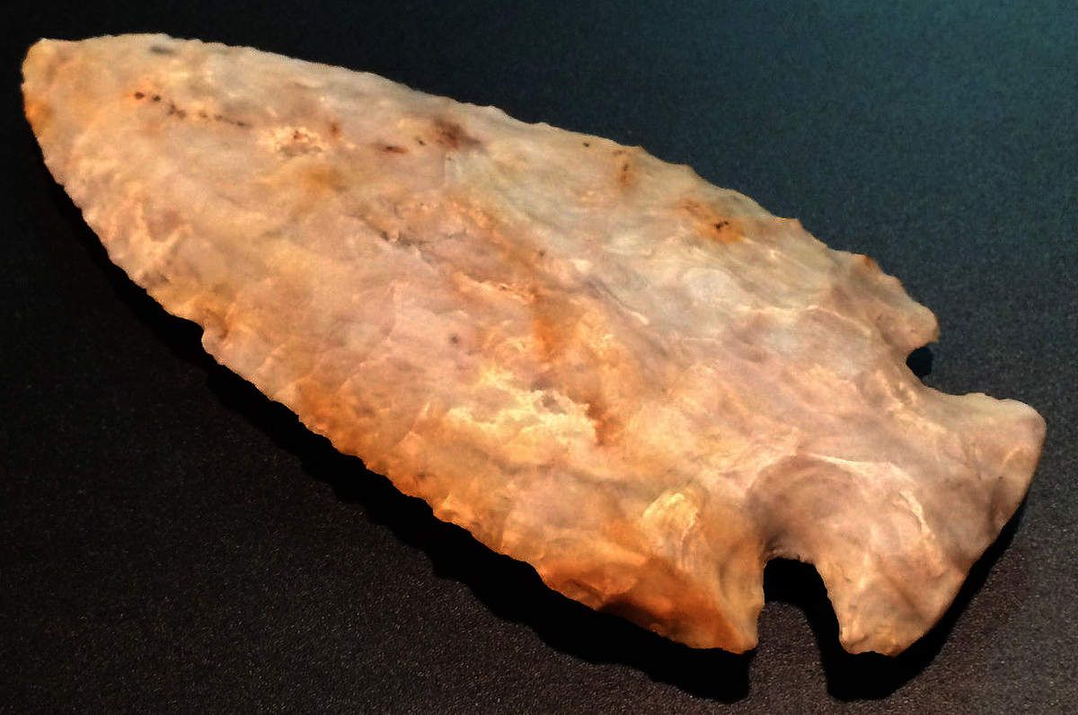 Armature de projectile ou couteau "St Charles","Dovetail" ou "Lost Lake"/ Dovetail projectile ...