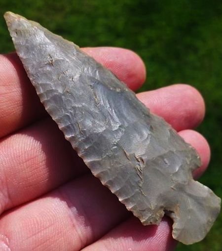 Armature de projectile Type "St Charles","Dovetail"ou"Lost Lake"/ St Charles Projectile points ...