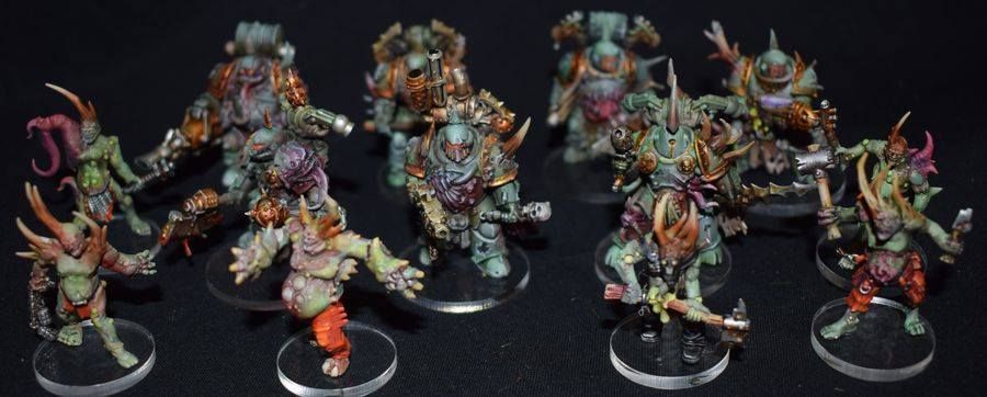 Equipes Kill team nurgle et Alpha legion - Marcobross Dioramas Figurines