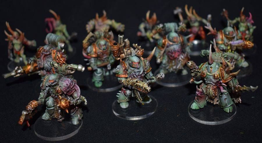 Equipes Kill team nurgle et Alpha legion - Marcobross Dioramas Figurines