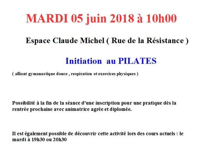 Pilates: Invitation - Le blog de Guipry-Messac