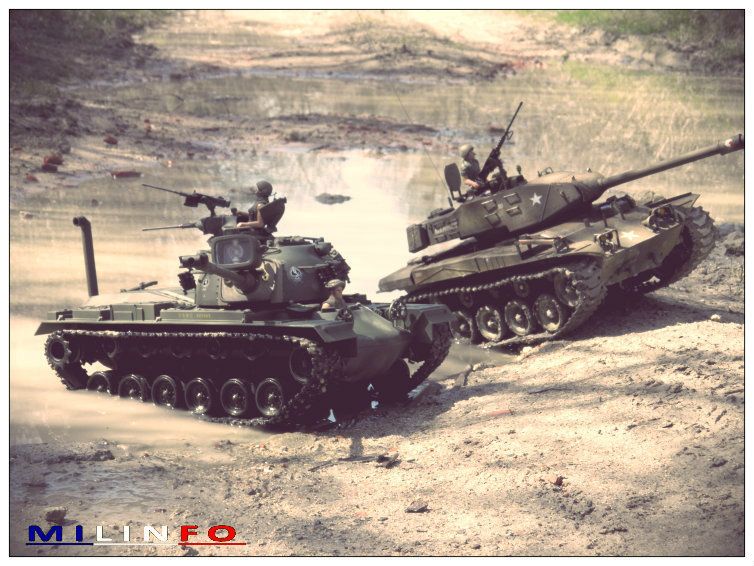 M41 Walker Bulldog et M48 Patton (par David T.) - Milinfo