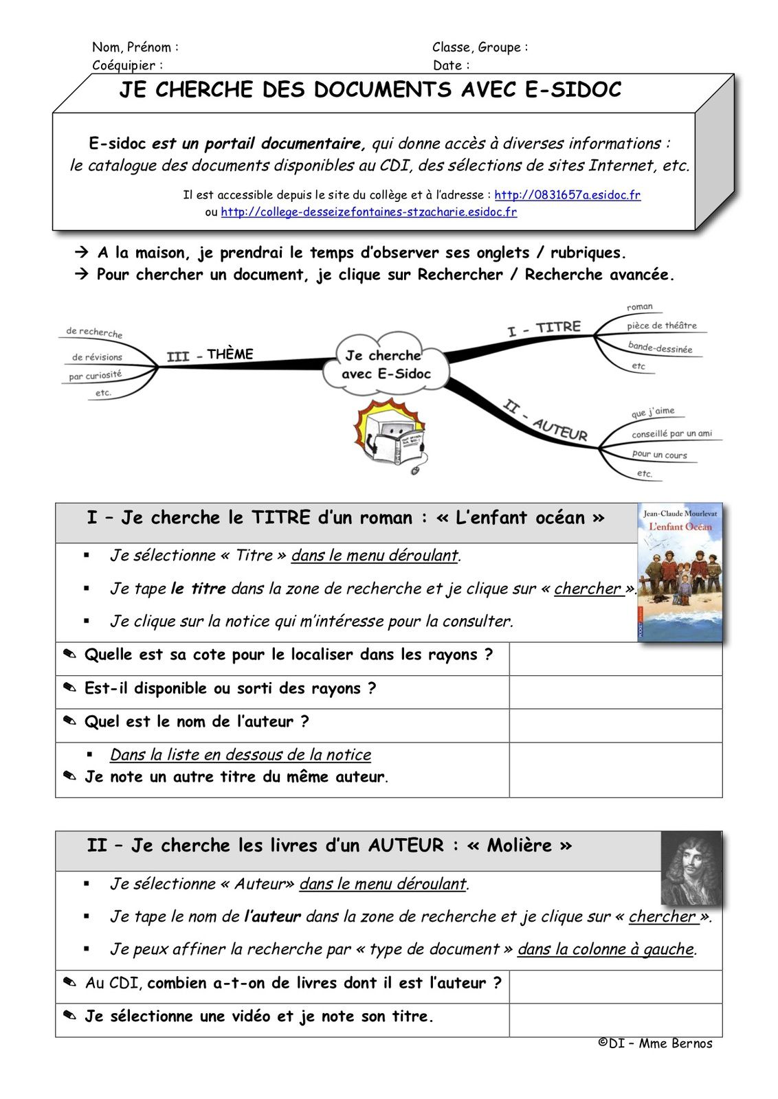 Faire une recherche documentaire avec E-Sidoc - Le Bateau Livre