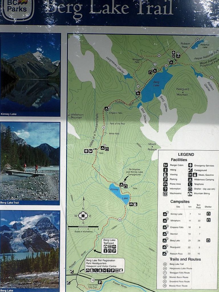 Carte Du Mont Robson
