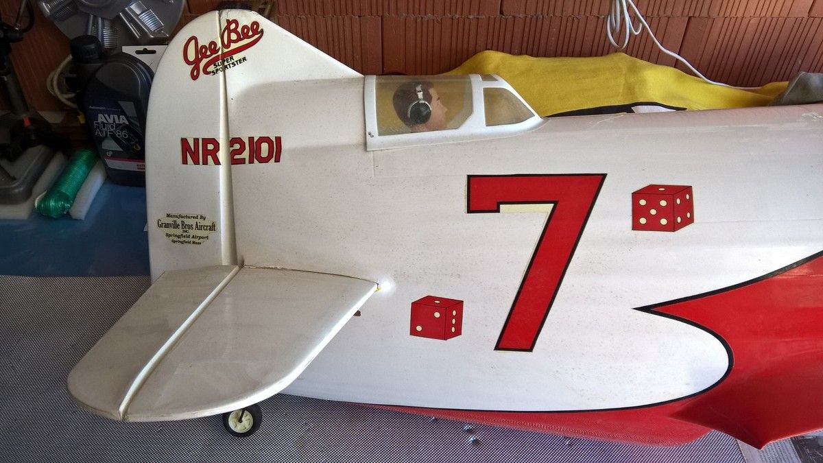 GEE BEE R2 1.72m. - Aéro modélisme Chris ....pilot of racer....WELCOME