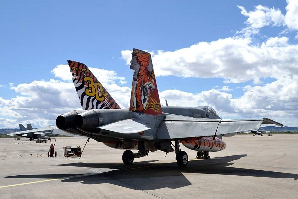 McDonnell Douglas EF-18A/B-24-MC+ "Hornet" - Ala 15 - 30th anniversary ...