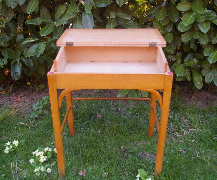 ENSEMBLE PUPITRE ET CHAISE BAUMANN POUR ENFANT - Chouette Vintage