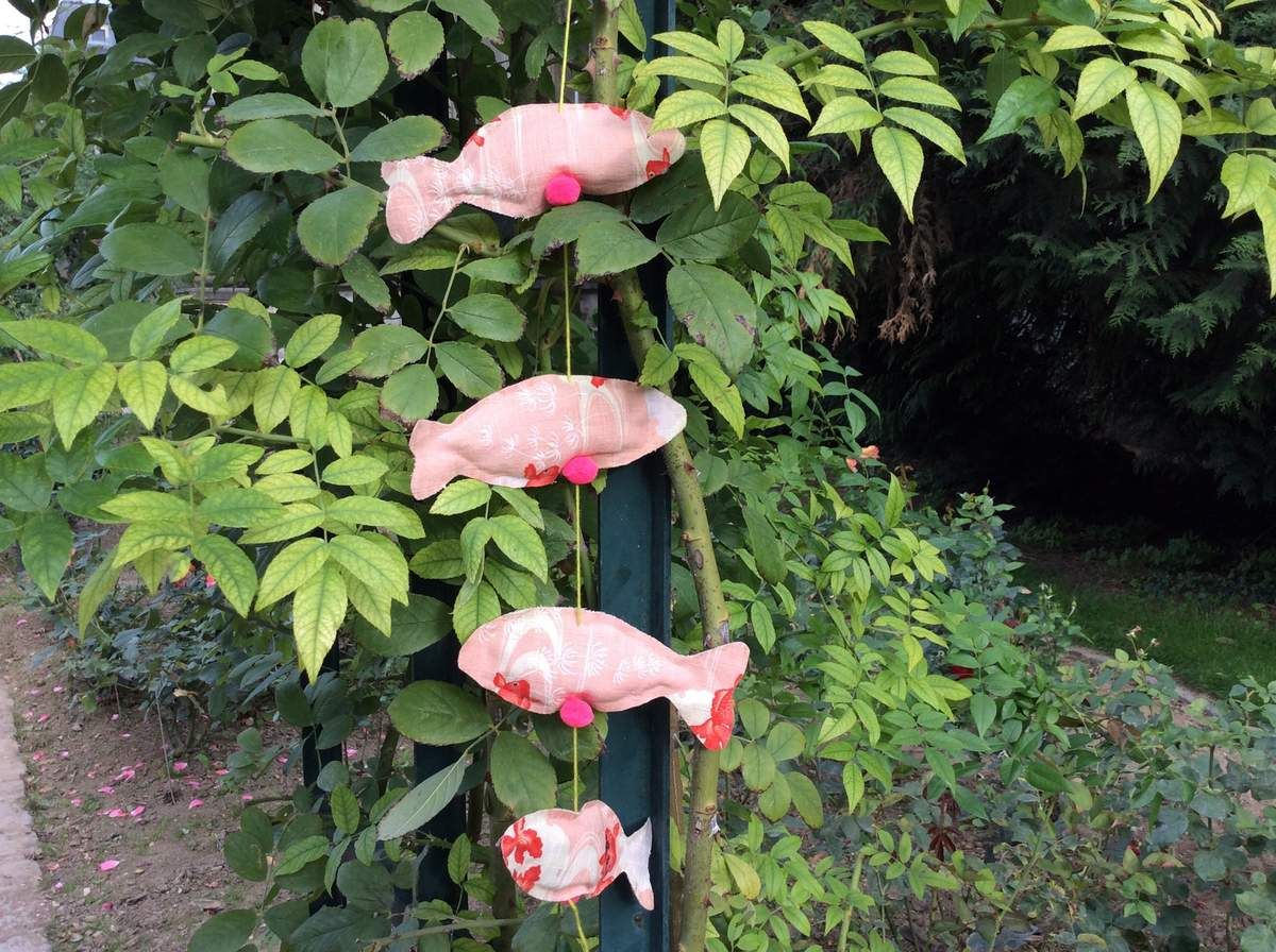 DIY - Mobile poissons japonais. - Mademoiselle Kati O