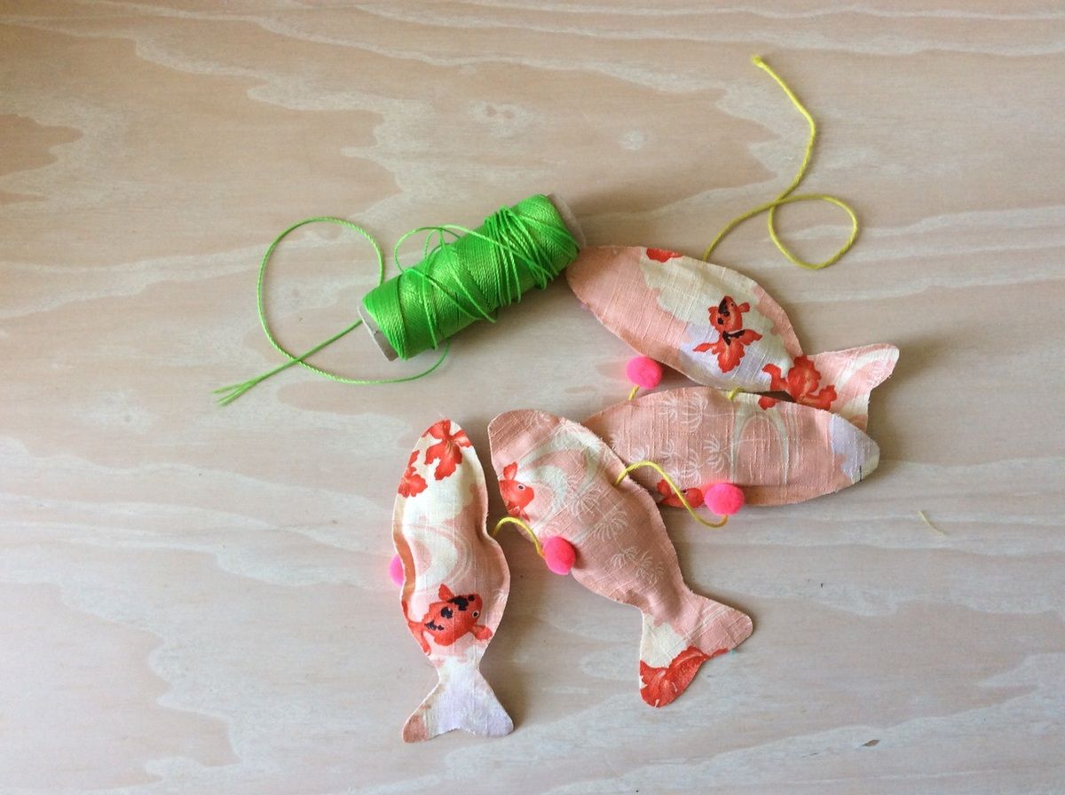 DIY - Mobile poissons japonais. - Mademoiselle Kati O